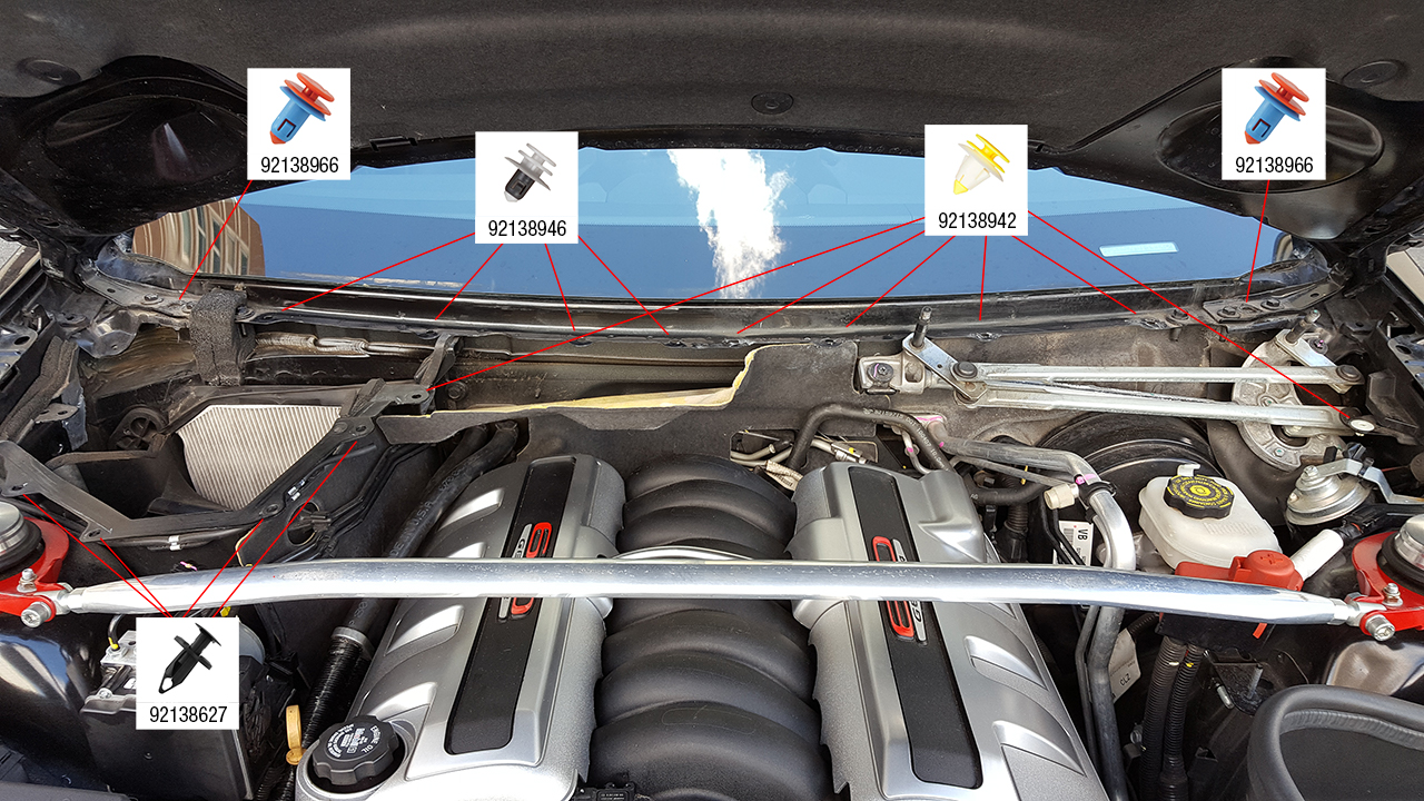 Windshield cowl documentation